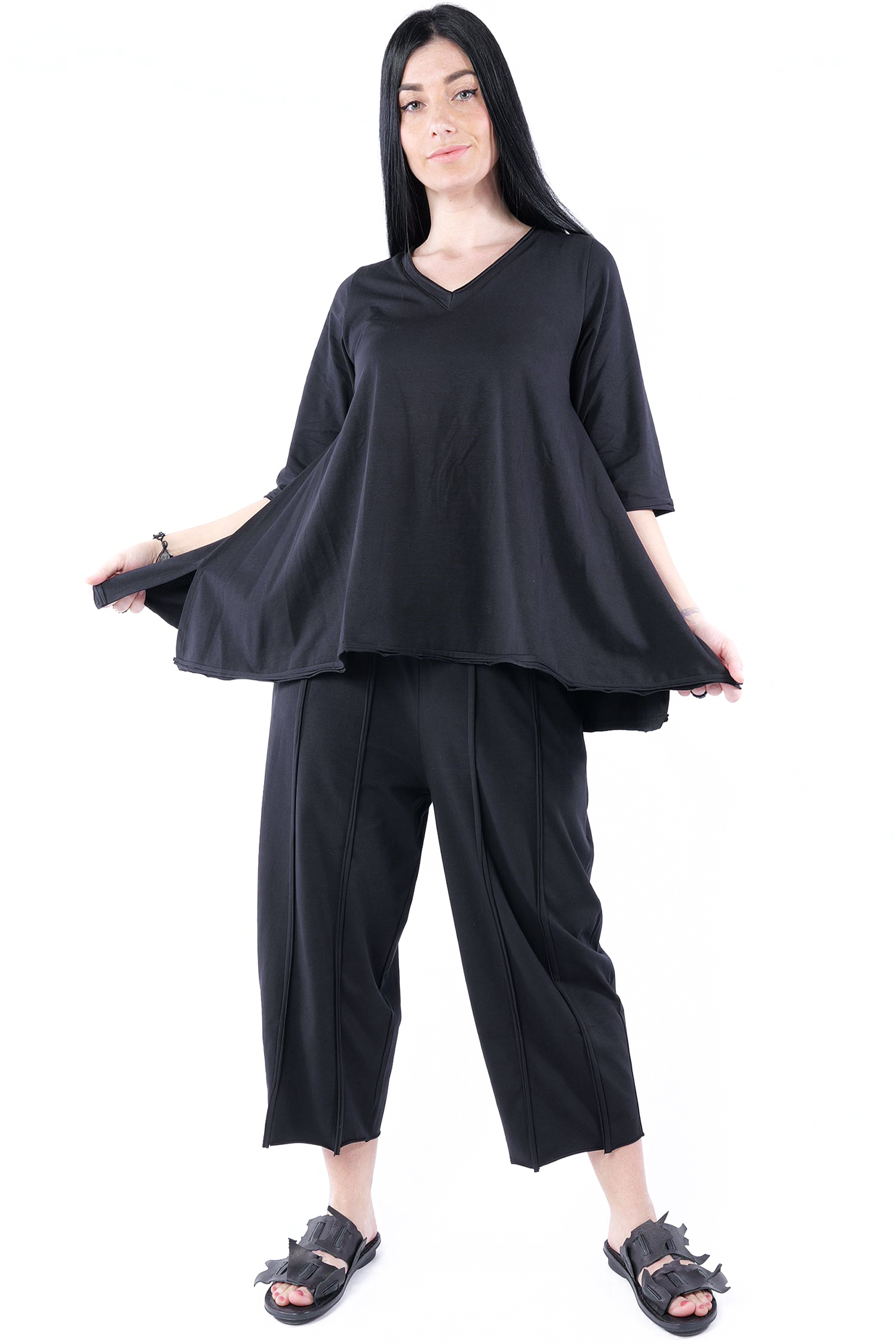 Khei A-Line Top - Black - 26.1-KHJ104