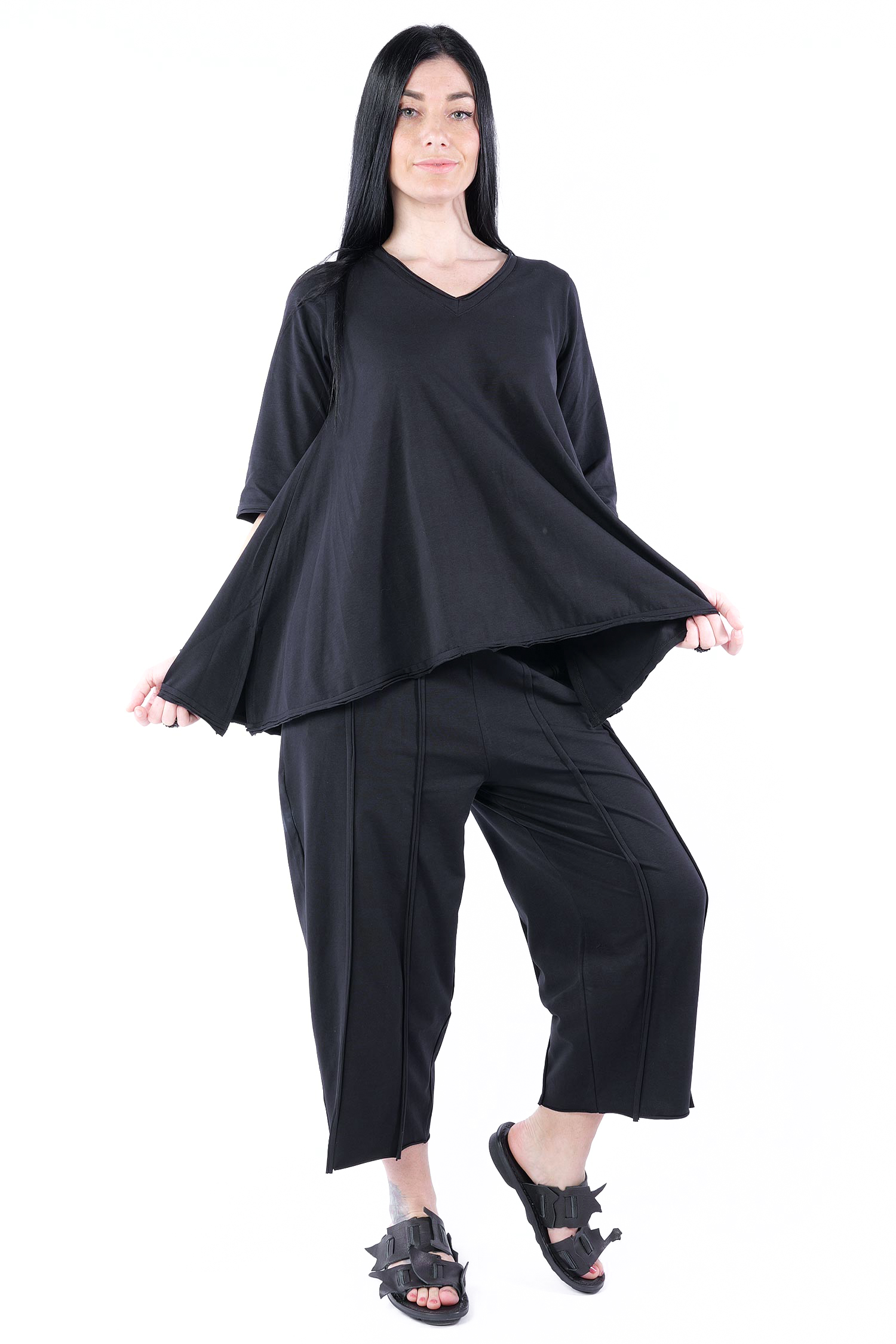 Khei A-Line Top - Black - 26.1-KHJ104