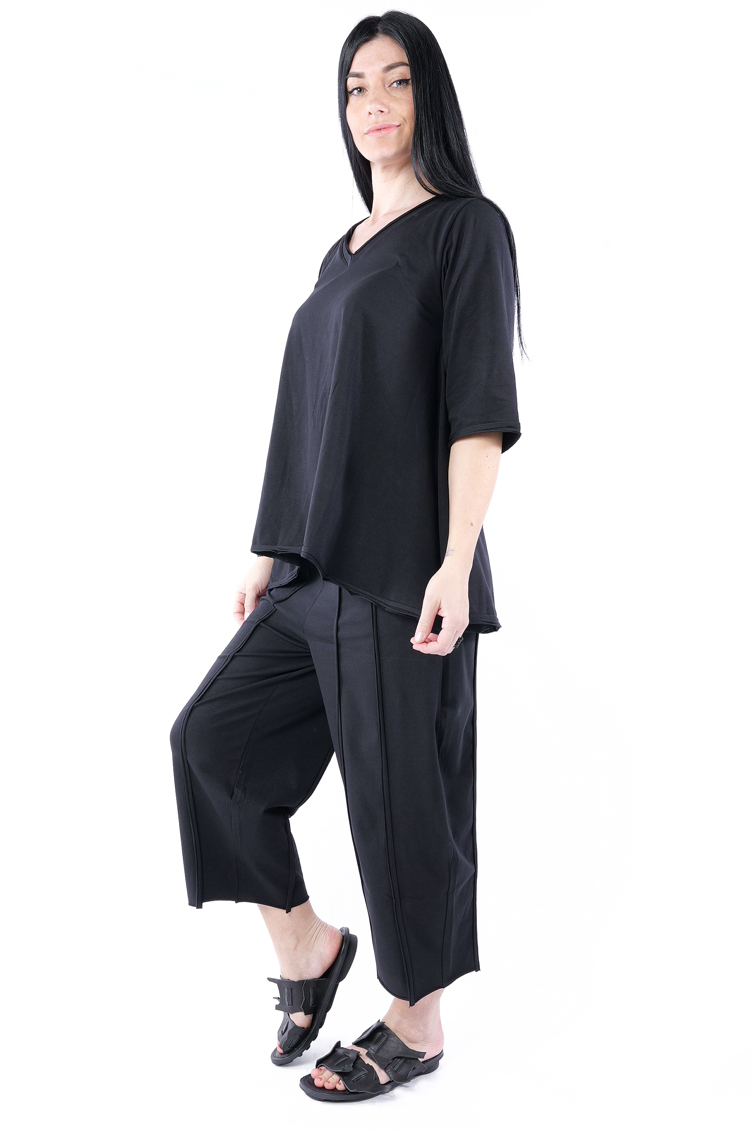 Khei A-Line Top - Black - 26.1-KHJ104