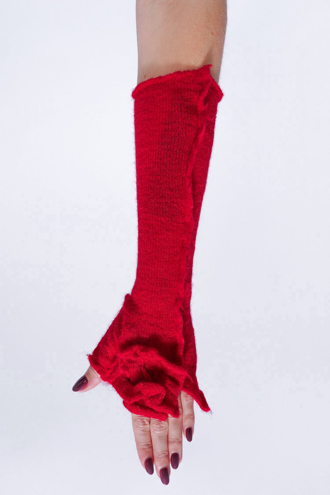 Rundholz Black Label New wool cuffs - Rose - 2253893111