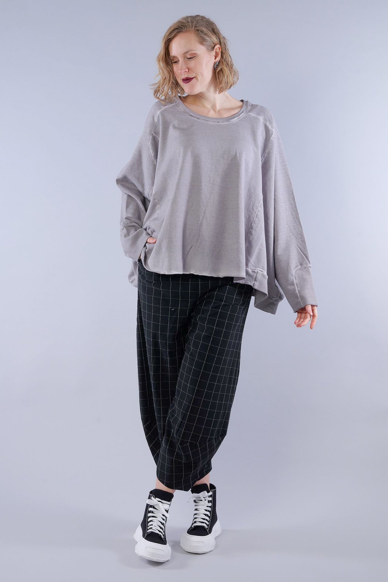 Plü Pluslavie Sweater mit Plus - Cement with cement plus - 2105