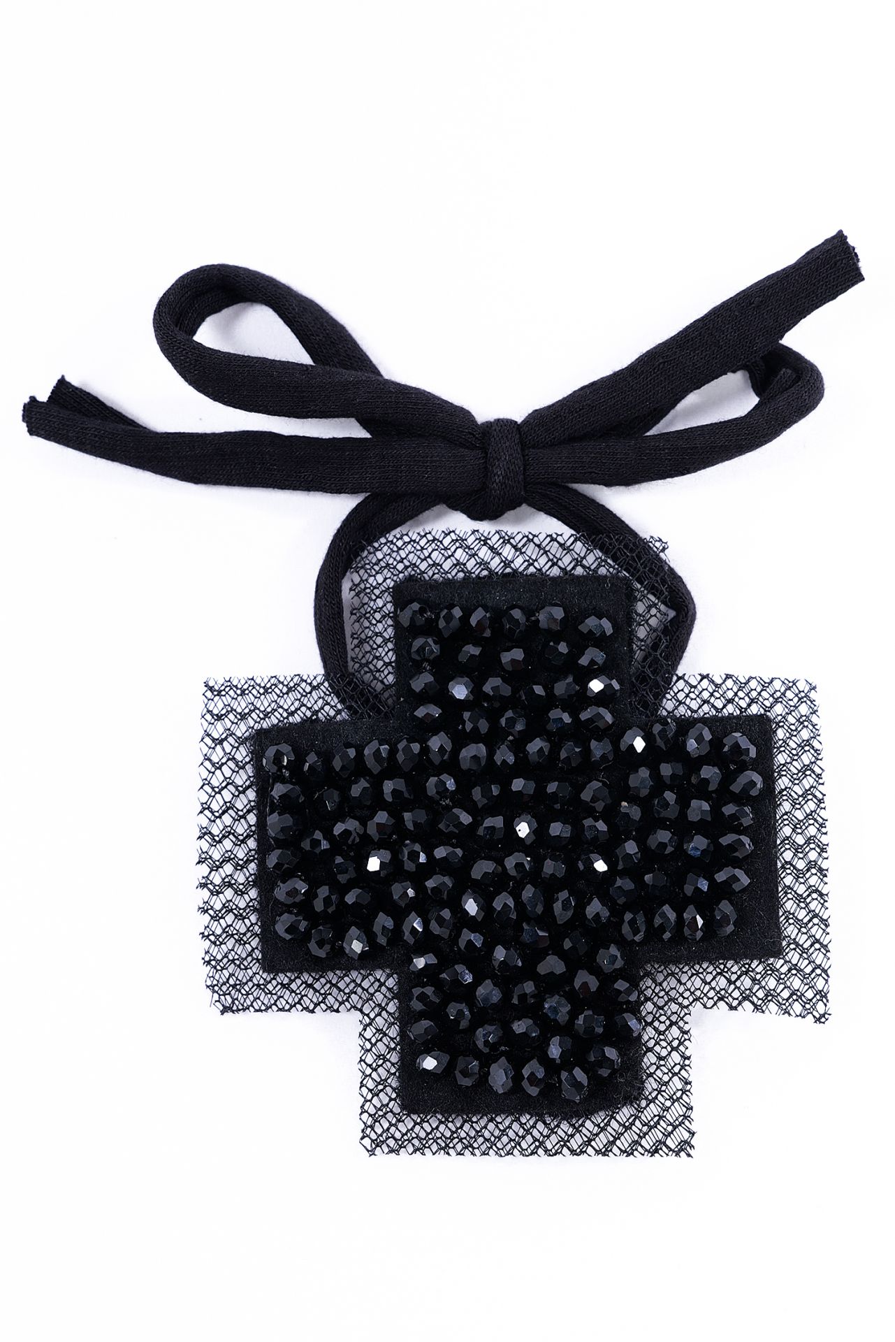 Plü Pluslavie Tulle Plus patch with laces - Black - 1645 I SELECT