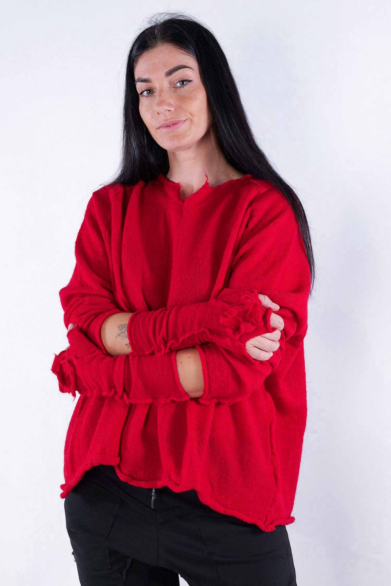 Rundholz Black Label New wool cuffs - Rose - 2253893111