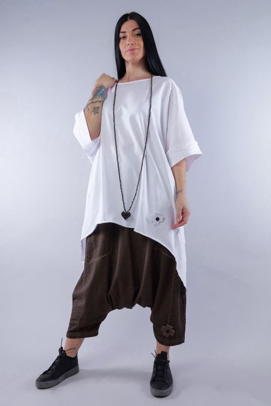 Plü Pluslavie Oversize T-shirt - White - 5079