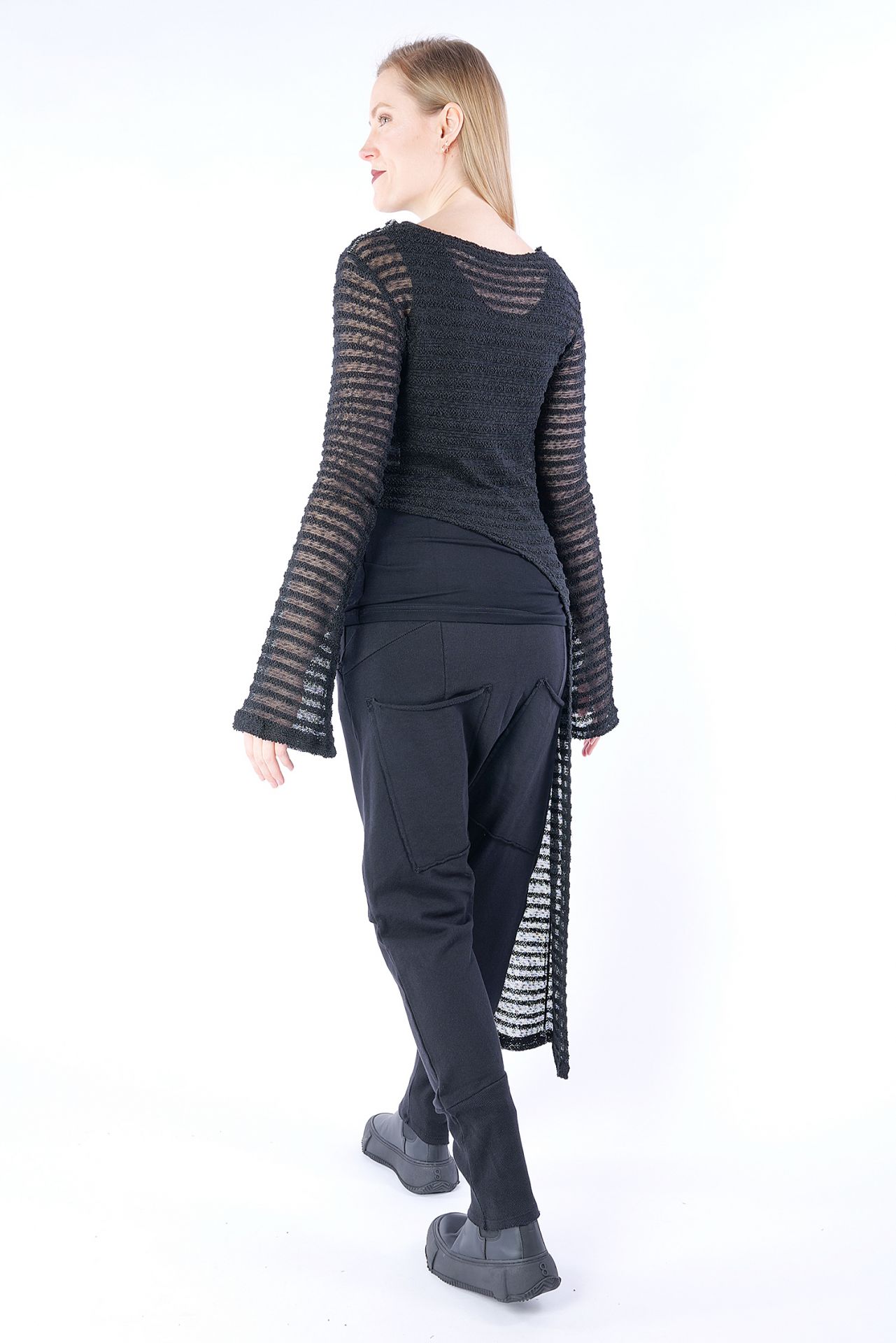 Nostra Santissima Asymmetrical pullover - M126 - black I SELECT