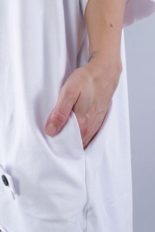 Plü Pluslavie Oversize T-shirt - White - 5079