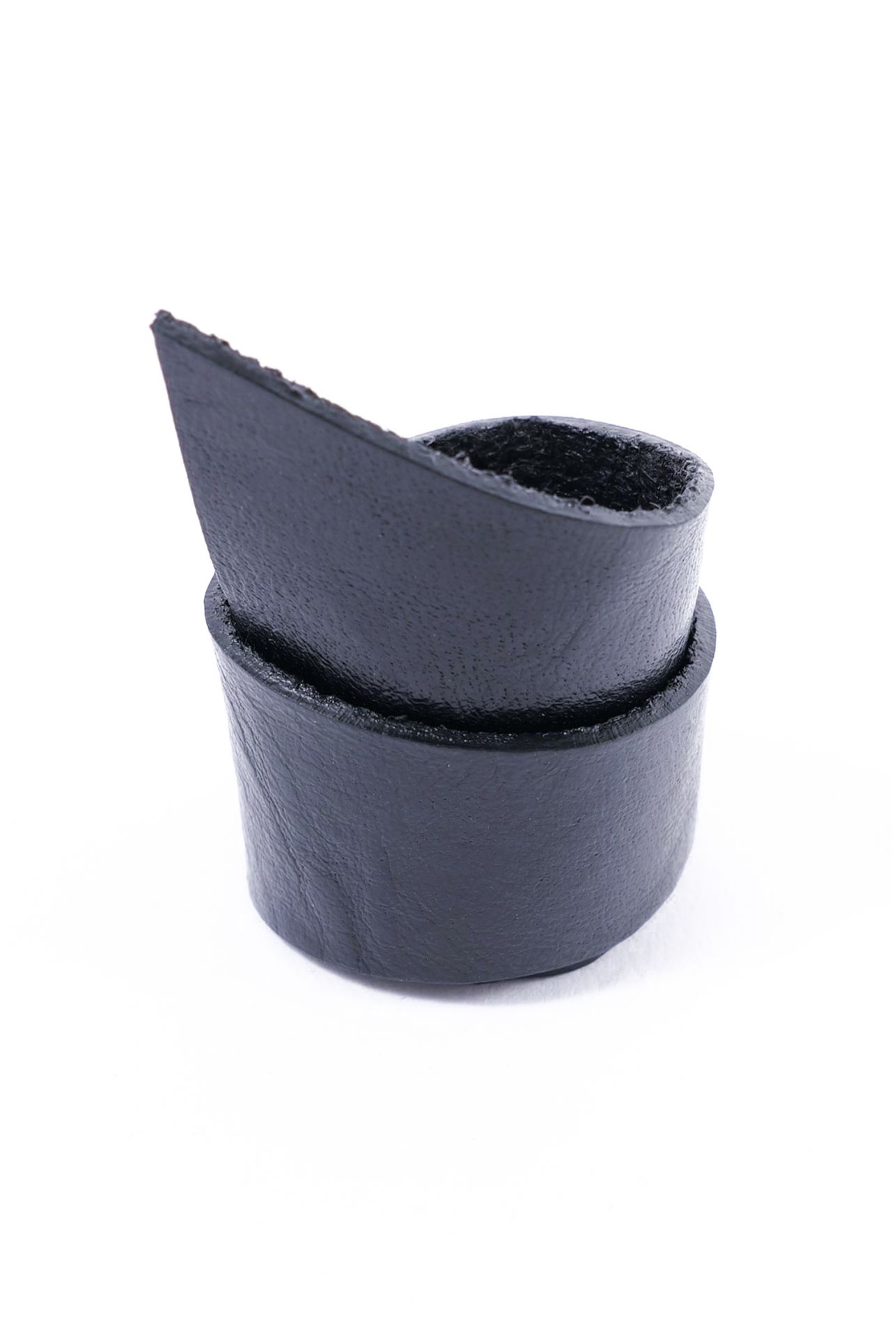Skin Machine Leather ring - Obtuse Ring - black I SELECT mode online