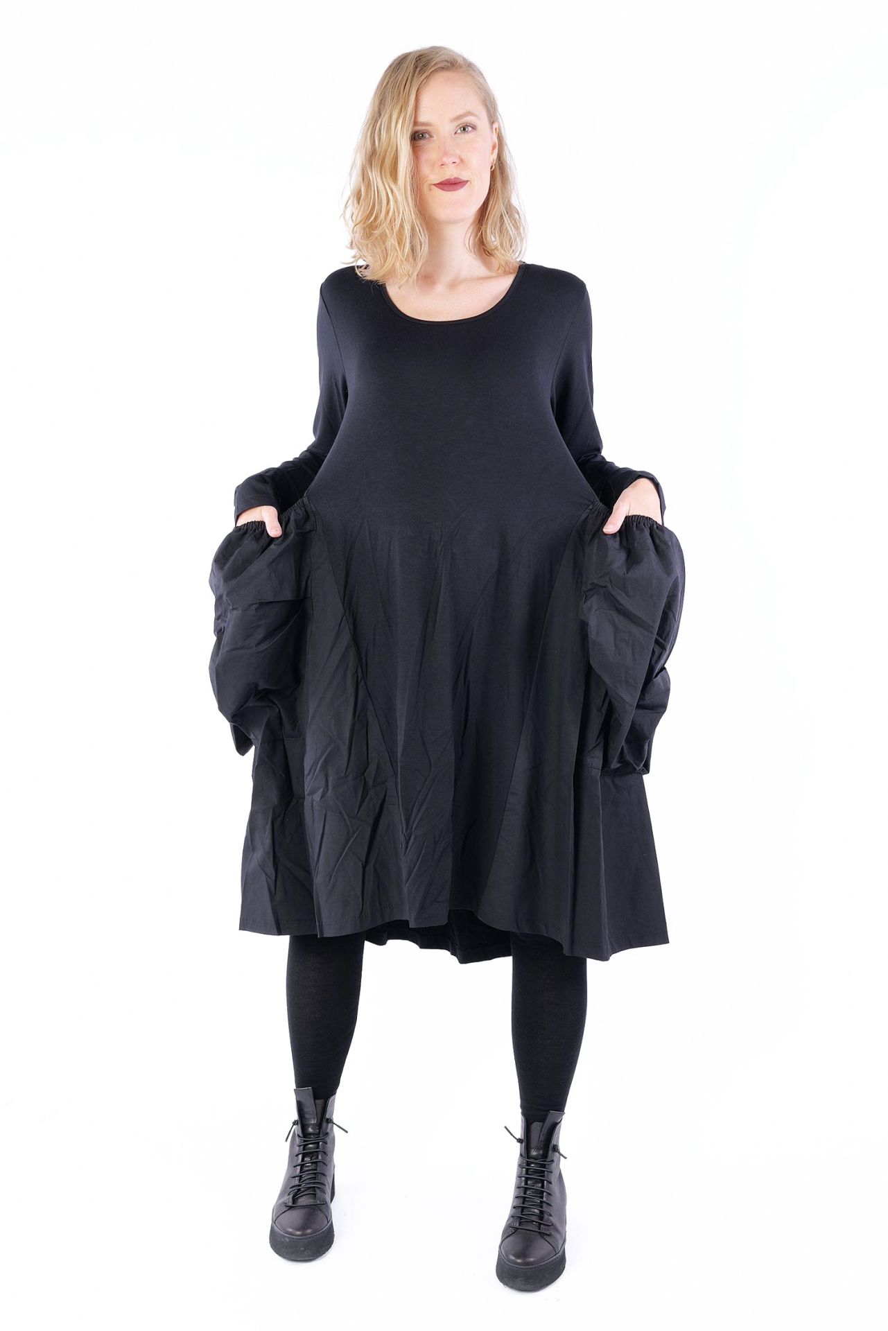 Zilberman Dress with pockets - black - 25556 I SELECT
