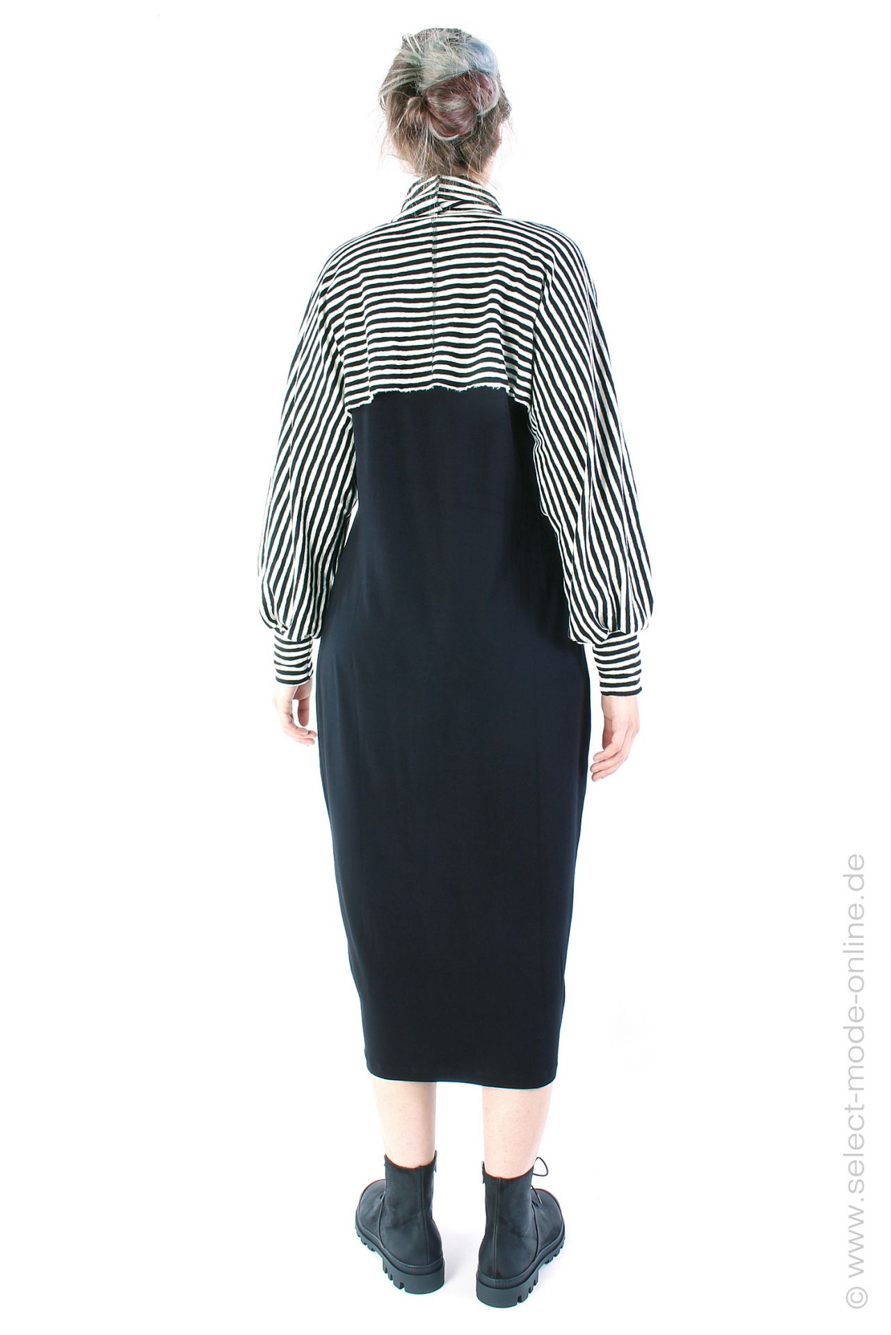 By Basics short Merino pullover - white/black - 1041 I select mode online