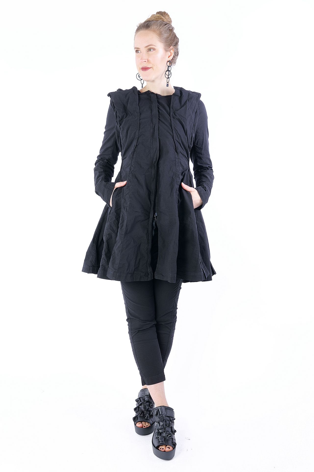 Rundholz DIP Stretch coat - 1252241202 - black I SELECT