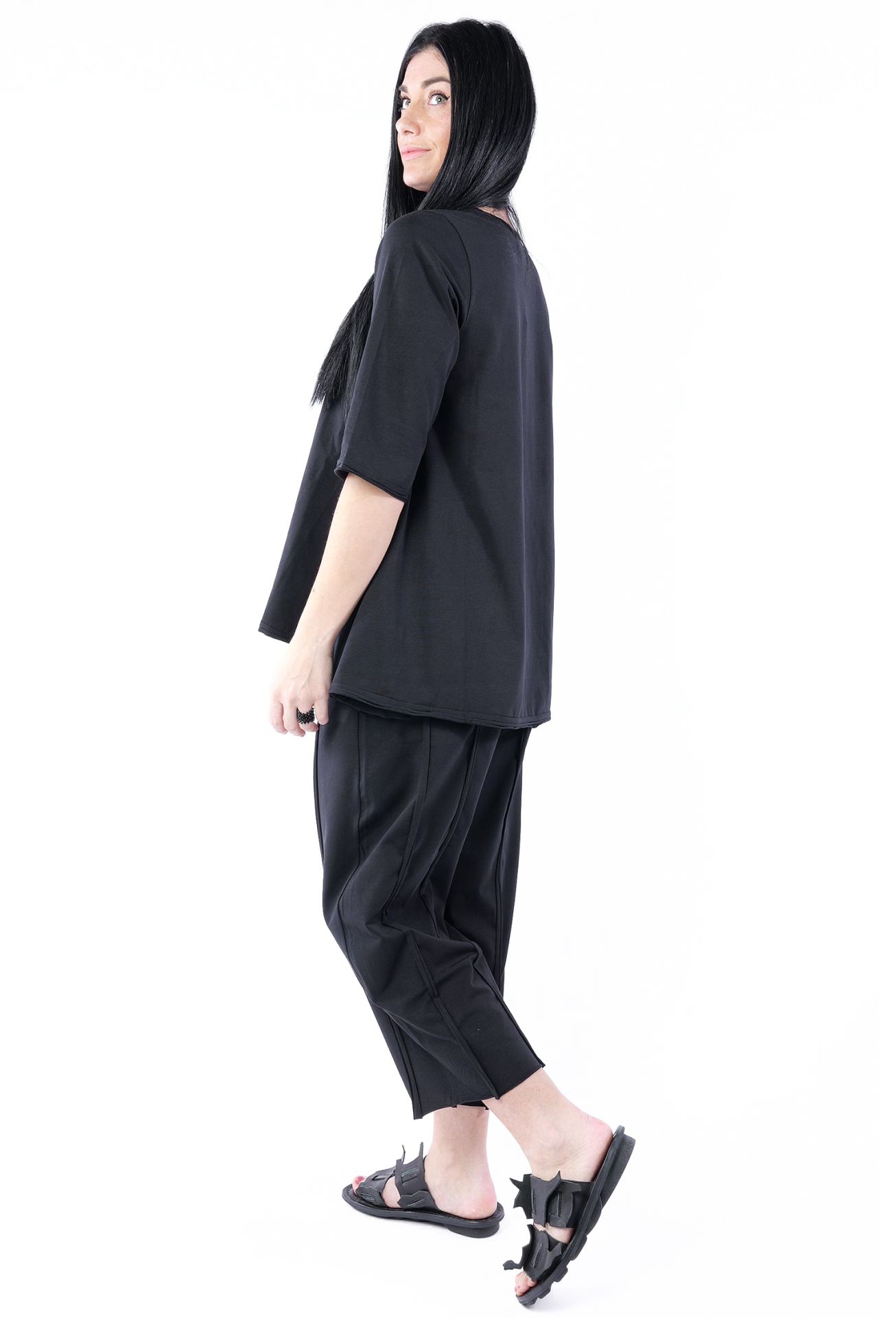 Khei A-Line Top - Black - 26.1-KHJ104