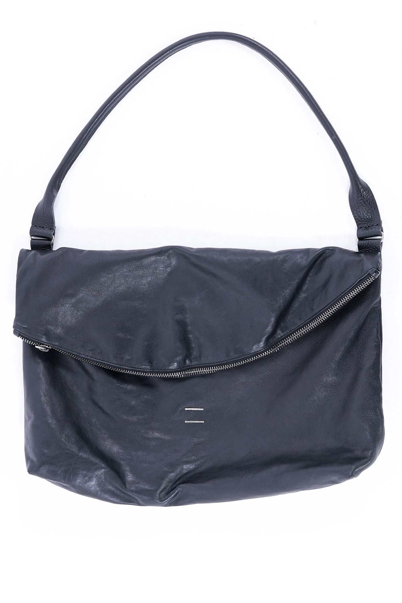 Daniele Basta Leather shoulder bag - Tina - black I SELECT