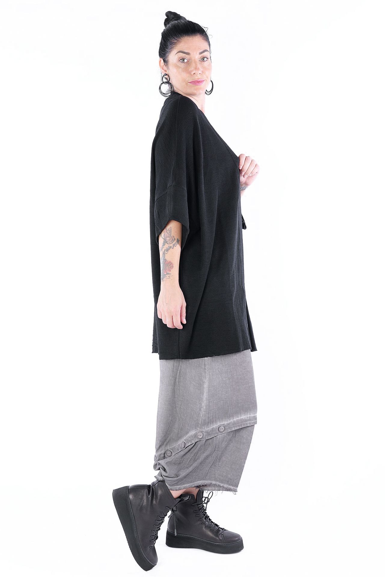 By Basics Merino cardigan - black - 8018 I SELECT