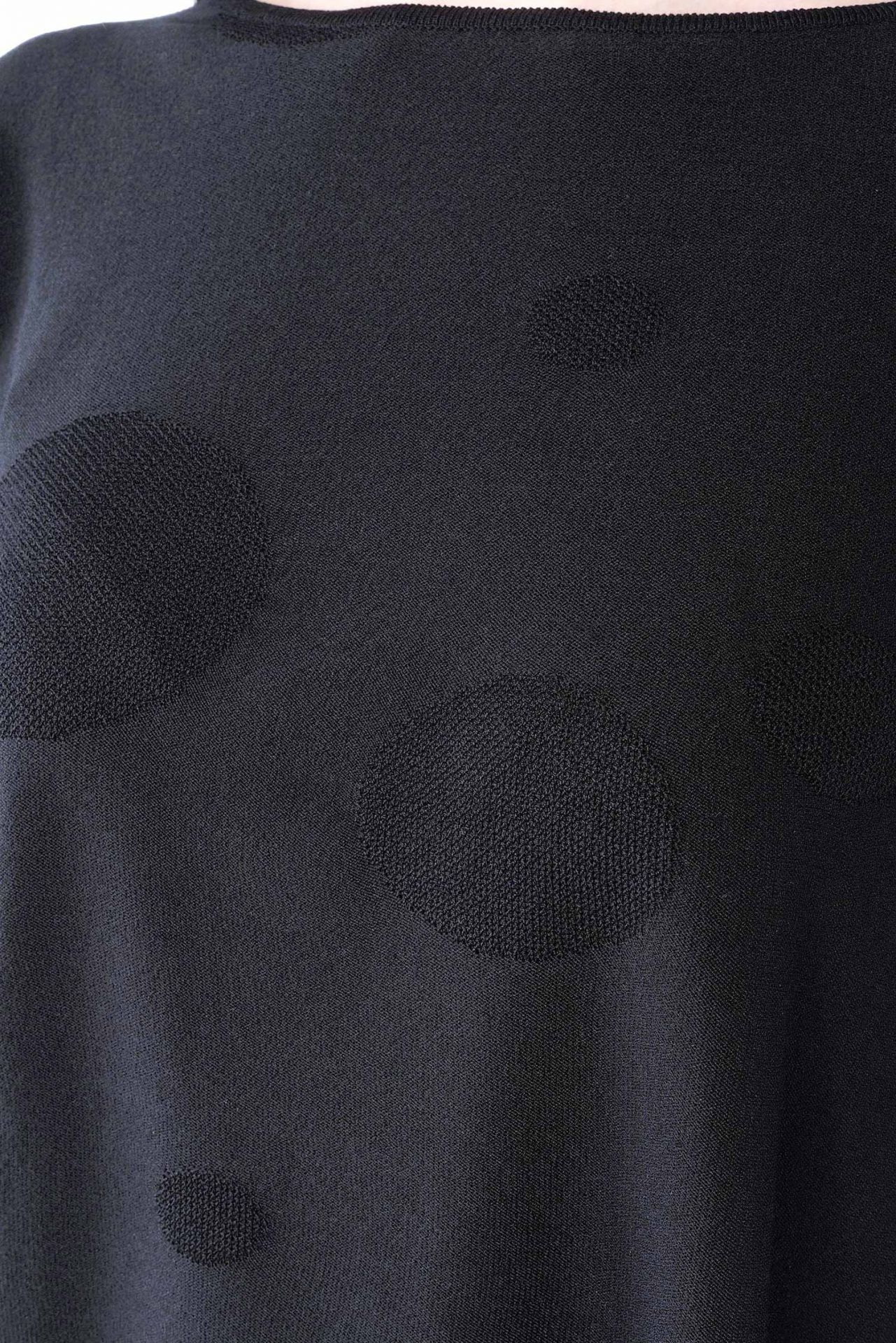 Khei Knitted top with dots - Black - 26.1-KH020