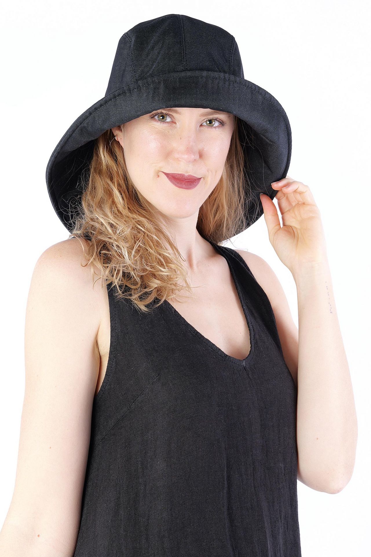 La Haine Inside Us Asymmetrical blouse - W5070 - Black I SELECT