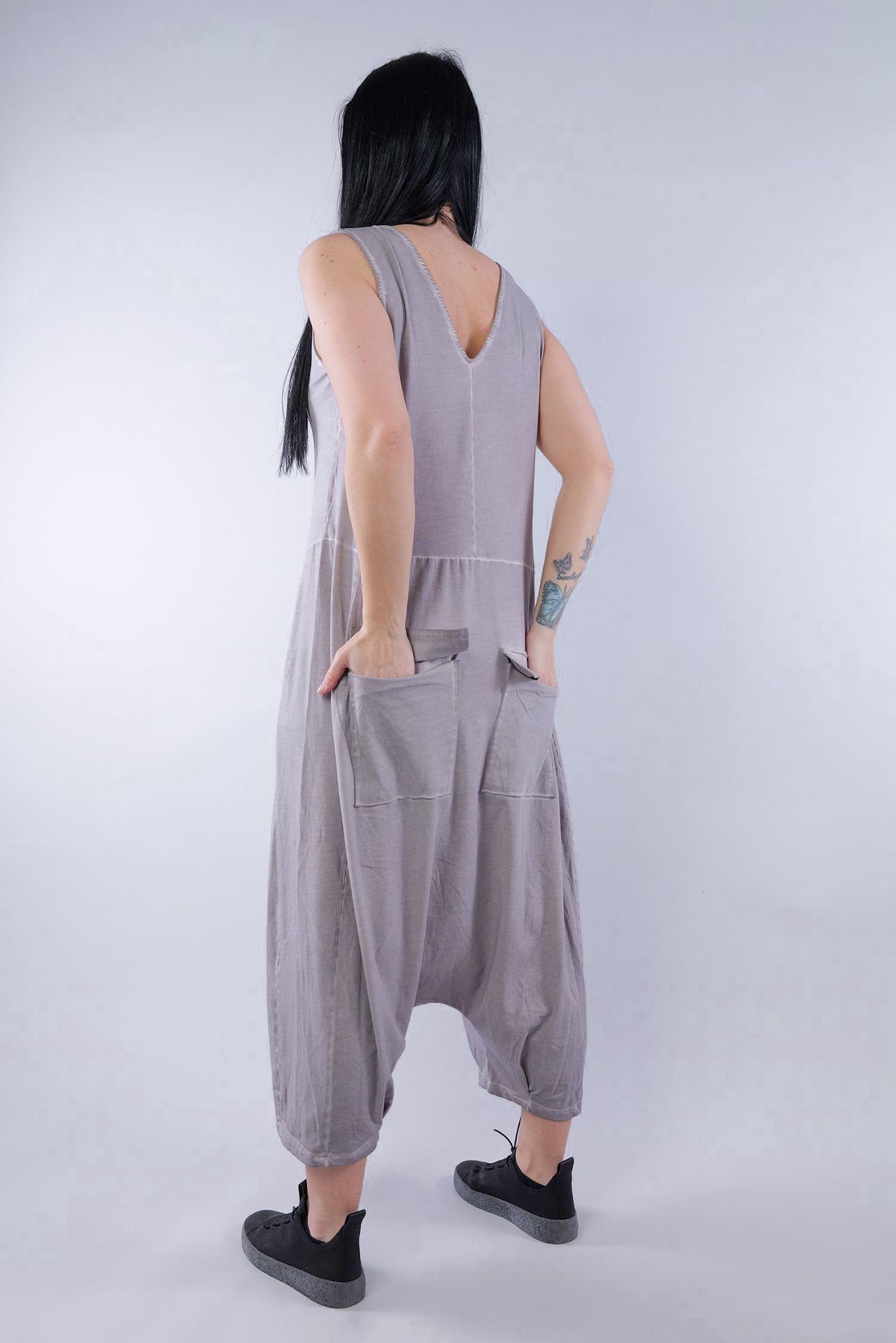 Plü Pluslavie Jersey jumpsuit - Cement - 1076