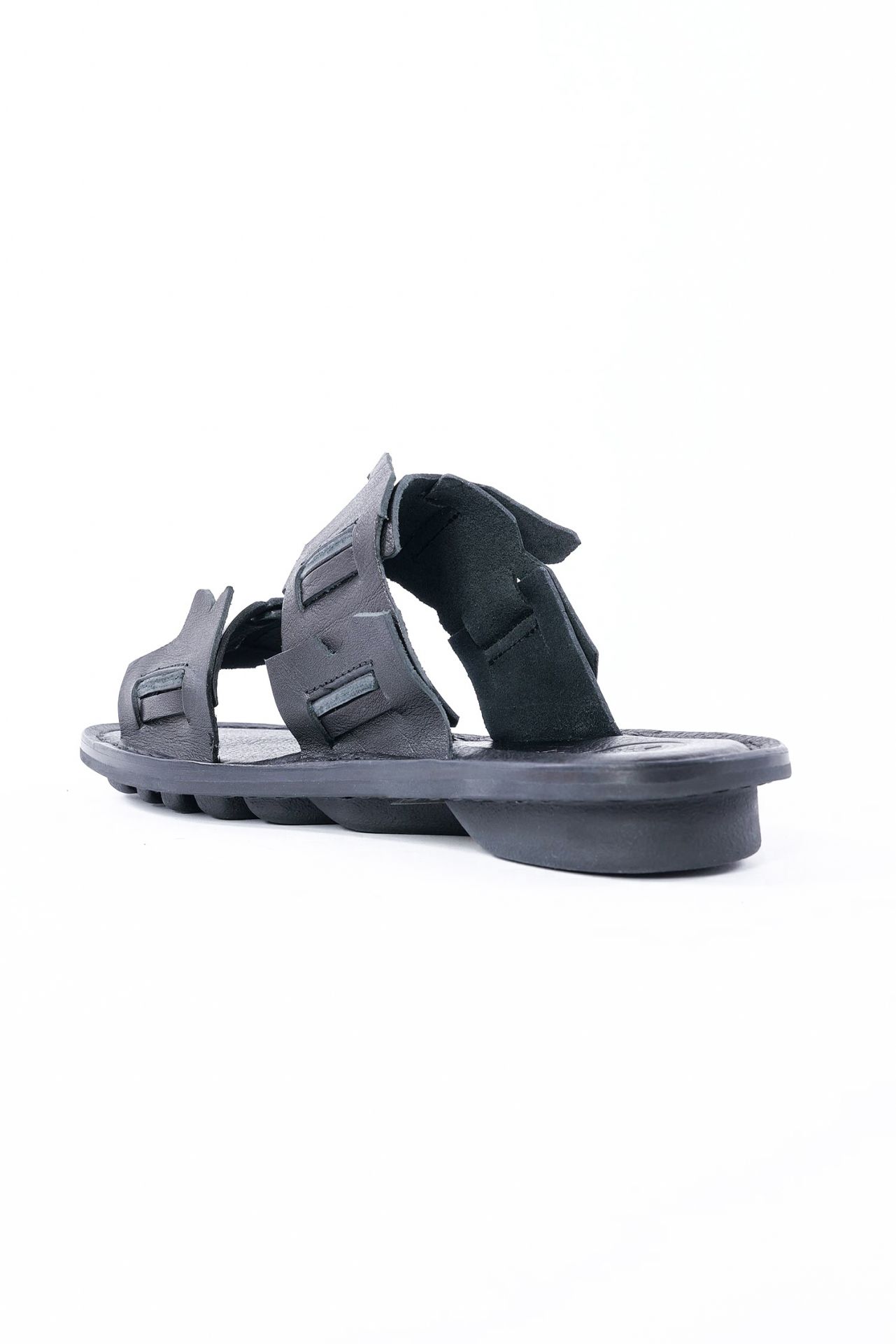 Trippen Leather sandals - Black - Montage
