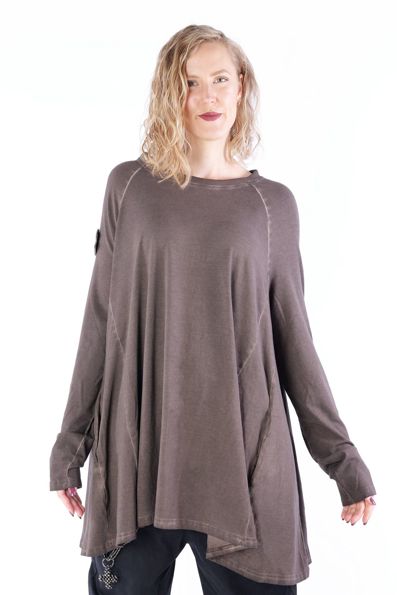 Plü Pluslavie Oversize Shirt - Chocolate - 5075