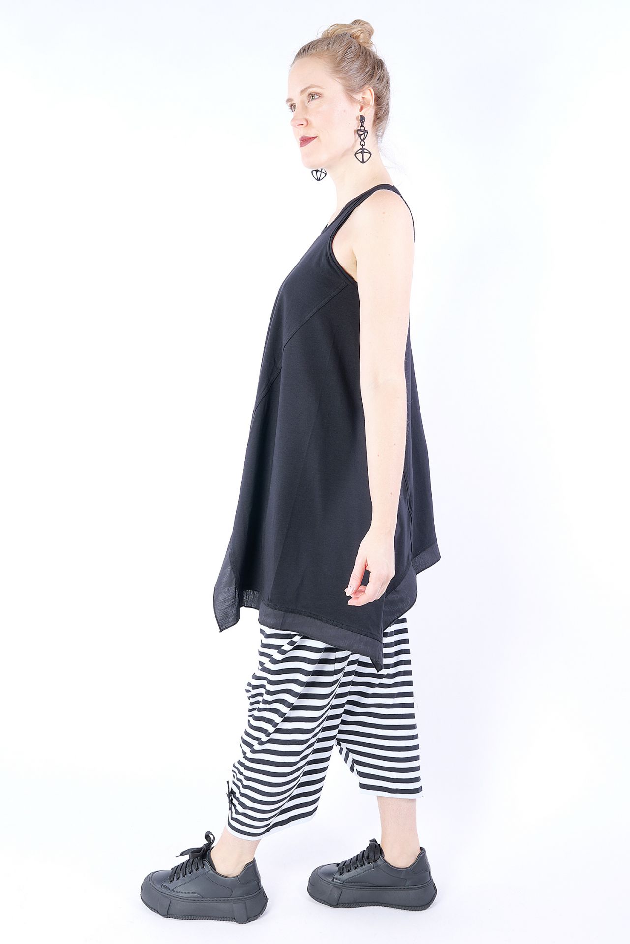 Plü Pluslavie A-line top - 5010 - Black I SELECT