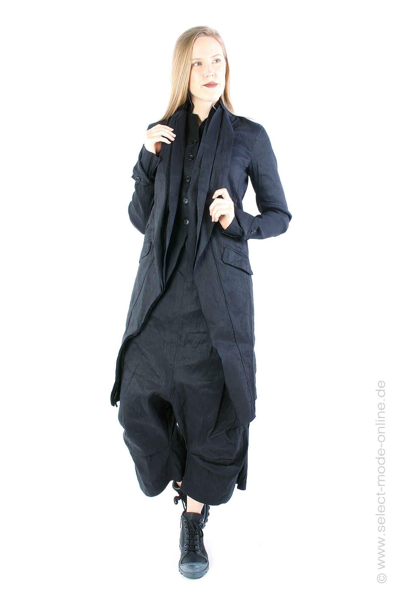 RUNDHOLZ - Stretch coat - Black - 1241161205