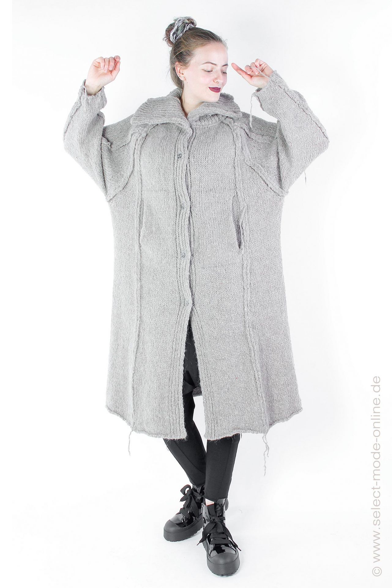 Studio b3 Knit coat - Faded beige - MERLINN I select mode online