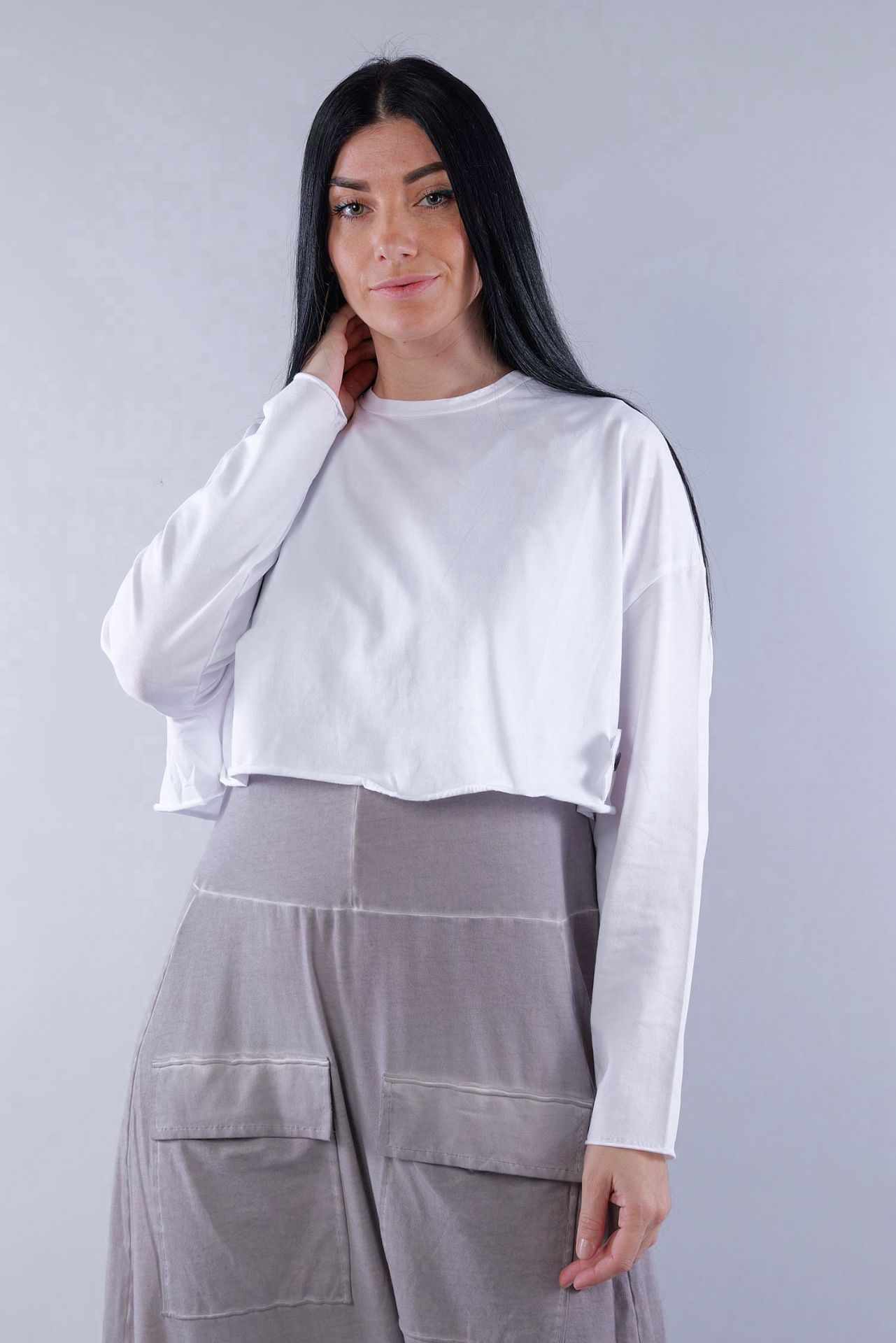 Plü Pluslavie Short pullover - White - 5080