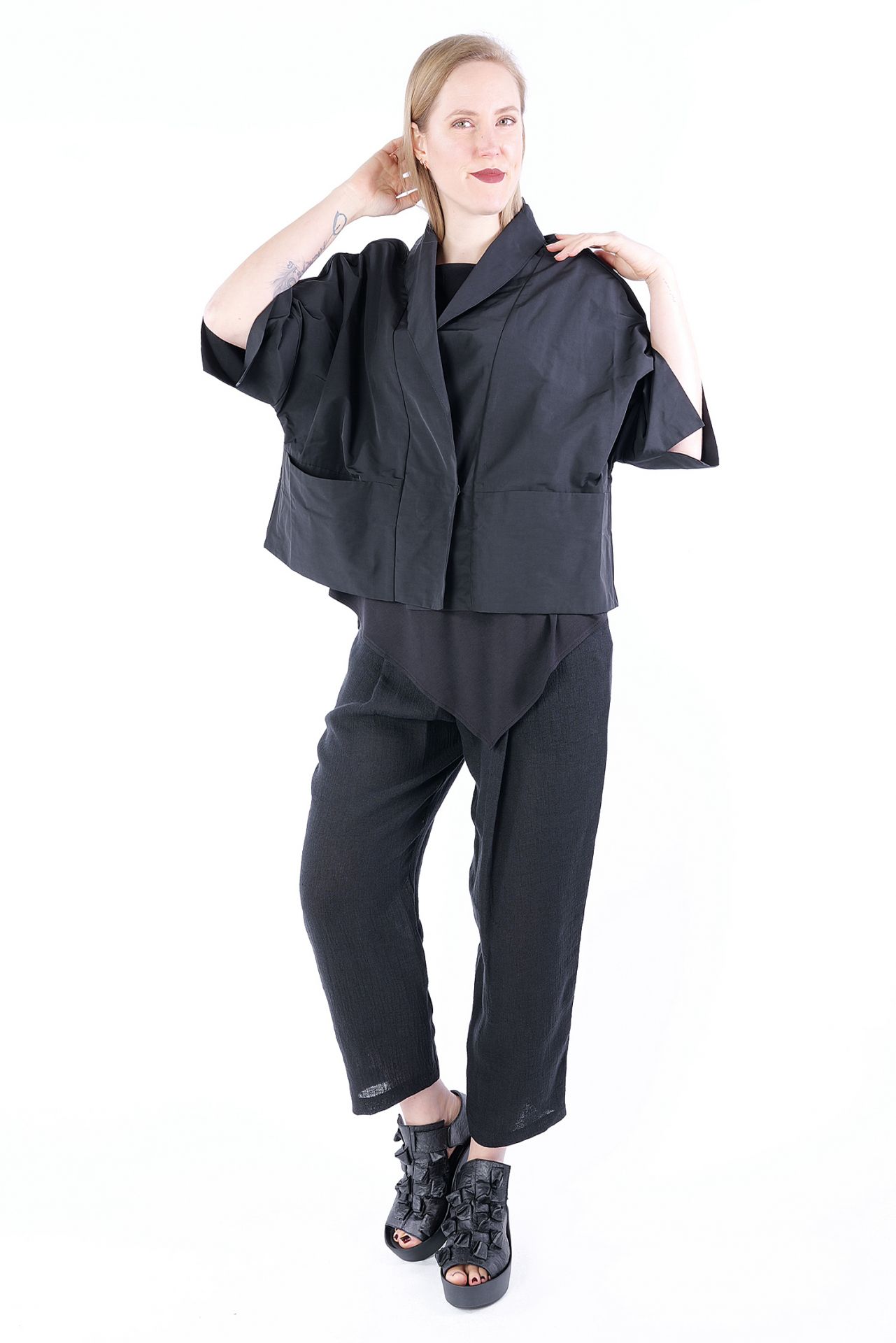 Igor Oversize jacket - S25-18 - black I SELECT