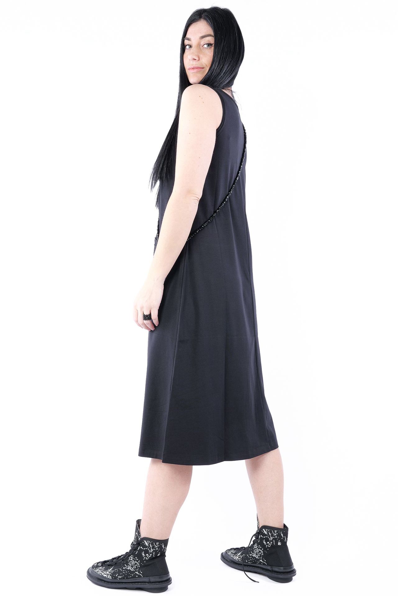 Khei A-Line dress - Black - 26.1-KHJ129