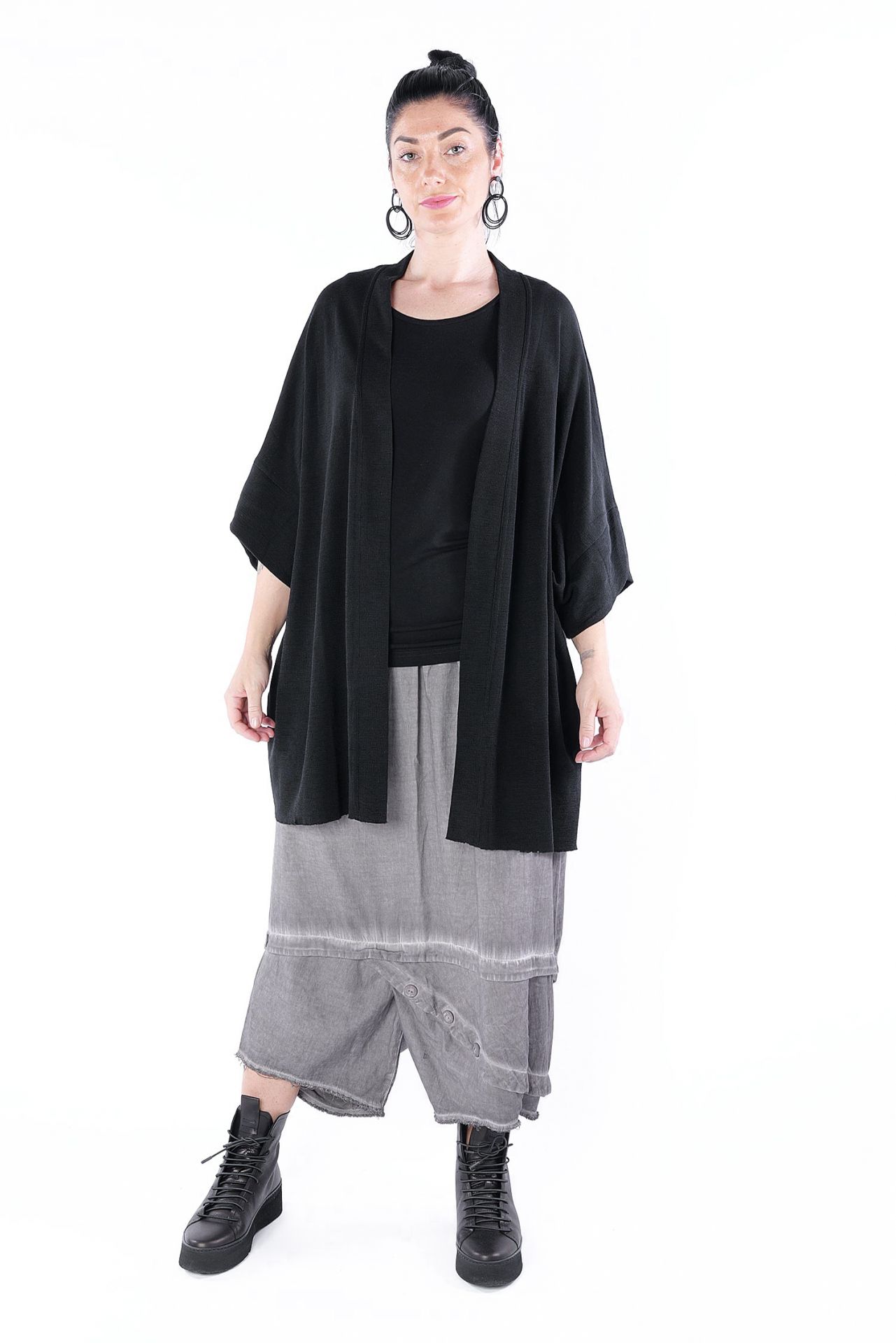 By Basics Merino cardigan - black - 8018 I SELECT