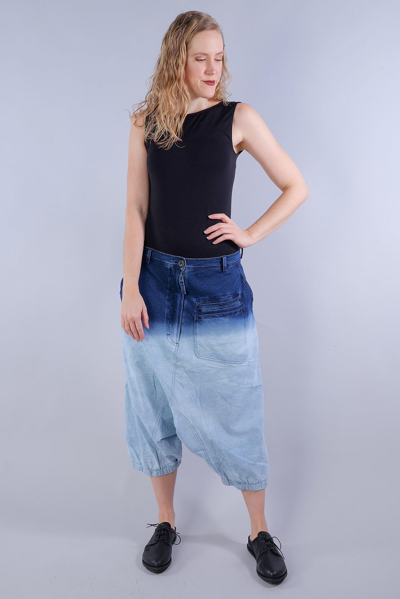 Rundholz DIP Denim pants with low crotch - 1252260103 - bleachwash I SELECT